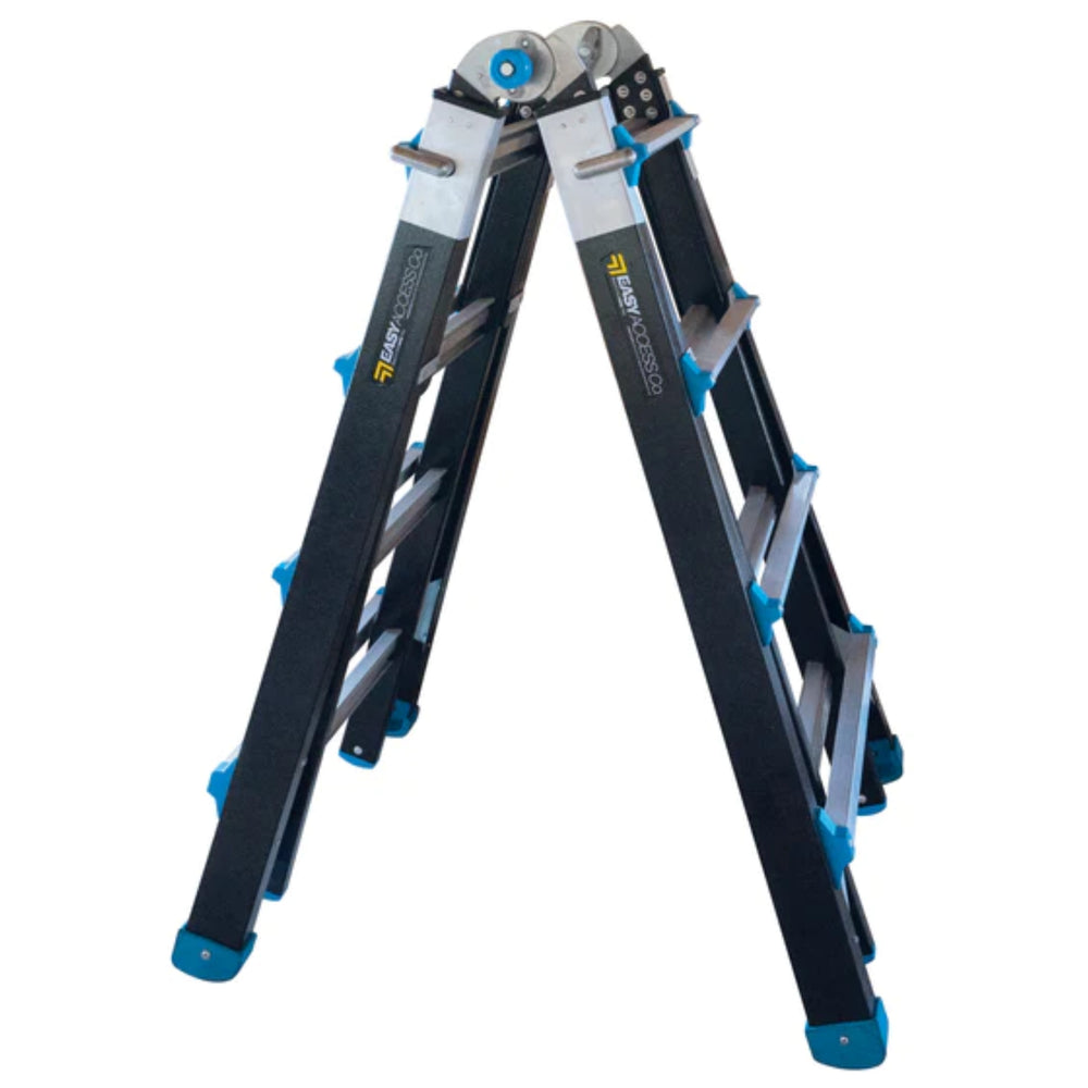 Fibreglass All-in-One Telescopic Ladder — Ironhawk Equipment