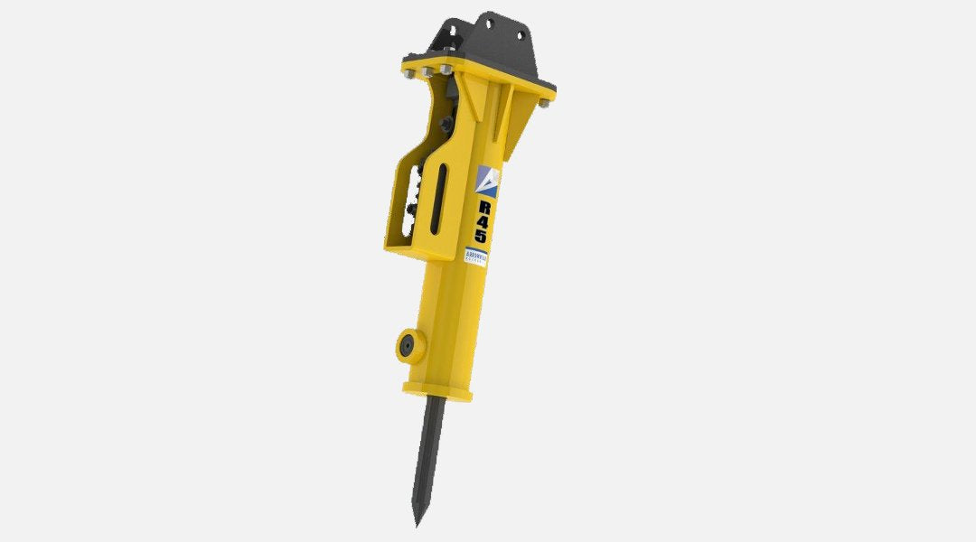 Hydraulic Hammer Arrowhead R45 for 1.5ton to 2.8ton machines — Ironhawk ...