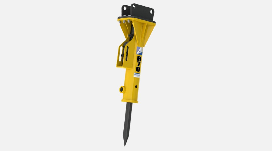 Hydraulic Hammer Arrowhead R70 for 5.0ton to 7.0ton machines — Ironhawk ...